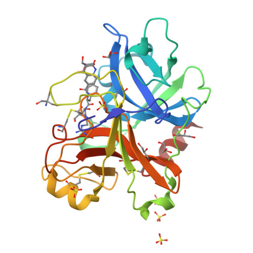 RCSB PDB - 4D7G: Human FXIa in complex with small molecule inhibitors.