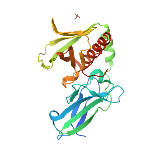 RCSB PDB - 4DIX: Crystal structure of the Ig-PH domain of actin-binding ...