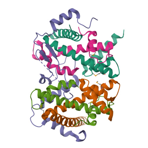 RCSB PDB - 4DRB: The crystal structure of FANCM bound MHF complex