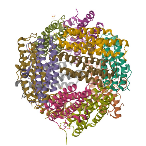 RCSB PDB - 4DYU: The crystal structure of DNA starvation/stationary ...
