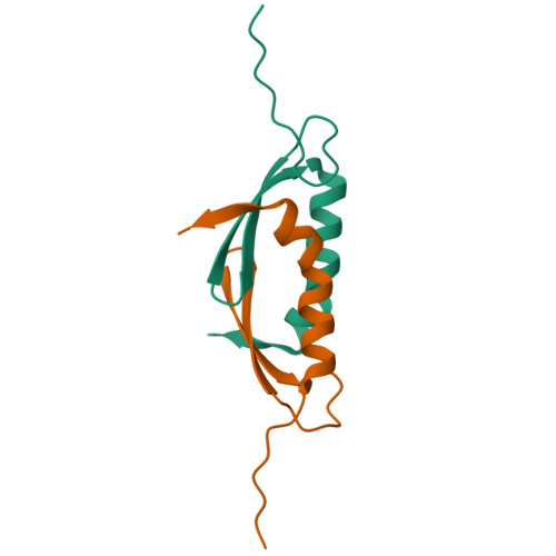 RCSB PDB - 4E1R: Crystal structure of the dimerization domain of Lsr2 ...