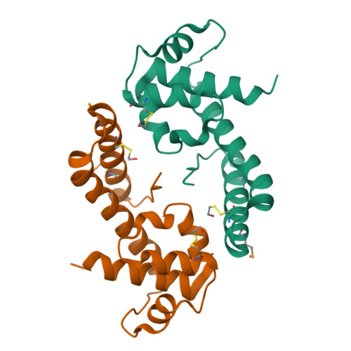 RCSB PDB - 4EHS: Crystal structure of Helicobacter pylori DnaG Primase ...