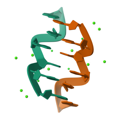 RCSB PDB - 4FS6: Crystal structure of the Z-DNA hexamer CGCGCG at 500 ...