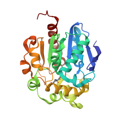 RCSB PDB - 4G8C: Crystal structures of N-acyl homoserine lactonase AidH ...