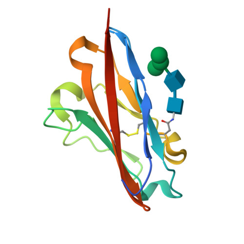 RCSB PDB - 4GOS: Crystal structure of human B7-H4 IgV-like domain