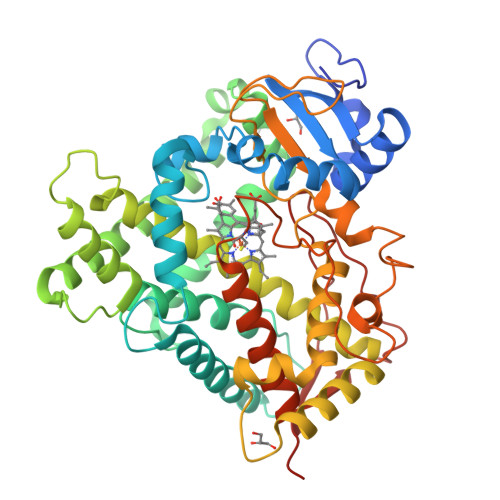 RCSB PDB - 4GQS: Structure of Human Microsomal Cytochrome P450 (CYP) 2C19