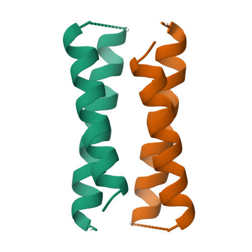 RCSB PDB - 4HB1: A DESIGNED FOUR HELIX BUNDLE PROTEIN.