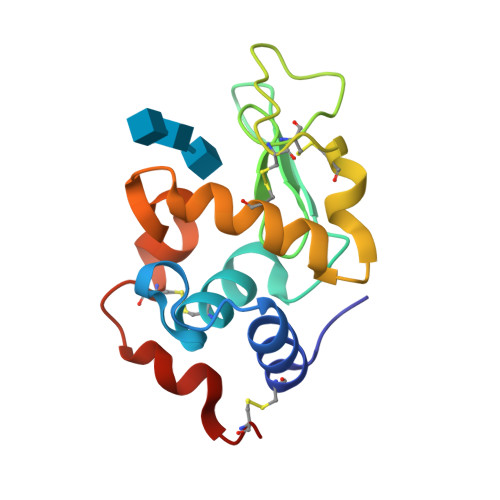 RCSB PDB - 4HP0: Crystal Structure of Hen Egg White Lysozyme in complex ...