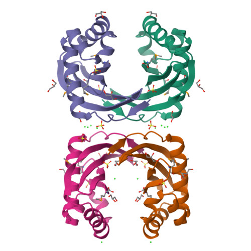 RCSB PDB - 4HYZ: Crystal structure of a DUF3887 family protein (RUMGNA ...