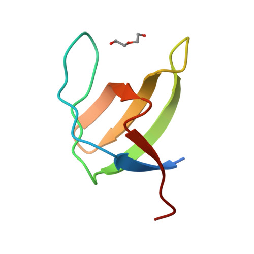 RCSB PDB - 4JJC: Crystal structure of the Abl-SH3 domain at pH5