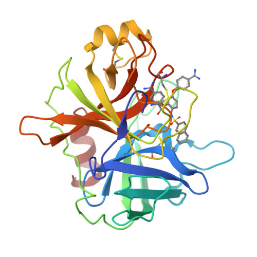 RCSB PDB - 4JYT: Crystal Structure of Matriptase in complex with Inhibitor