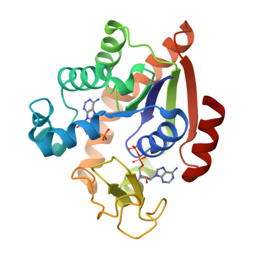 RCSB PDB - 4JZK: Crystal Structure of Adenylate kinase of E. Coli with ...