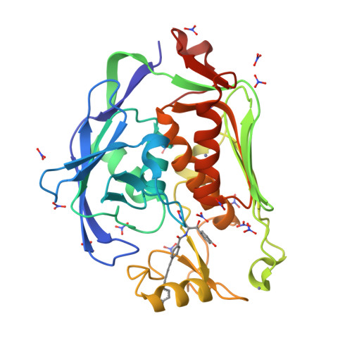 RCSB PDB - 4LCH: Crystal structure of the Pseudomonas aeruginosa LPXC ...