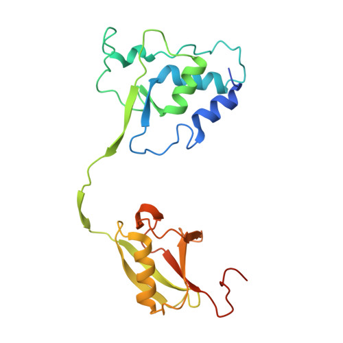 RCSB PDB - 4MEL: Crystal Structure of the human USP11 DUSP-UBL domains