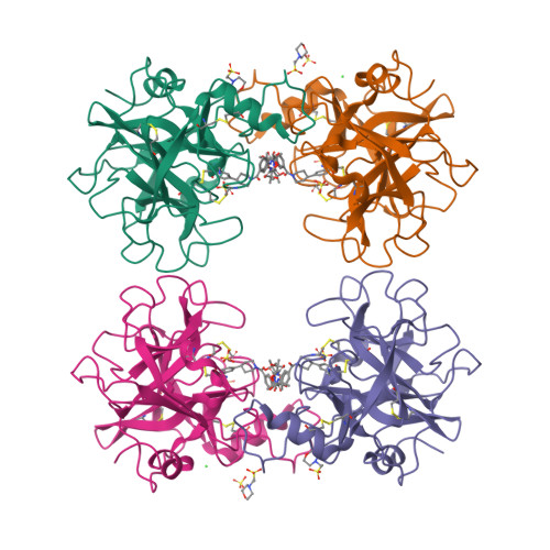 RCSB PDB - 4MPV: Human beta-tryptase co-crystal structure with (2R,4S ...