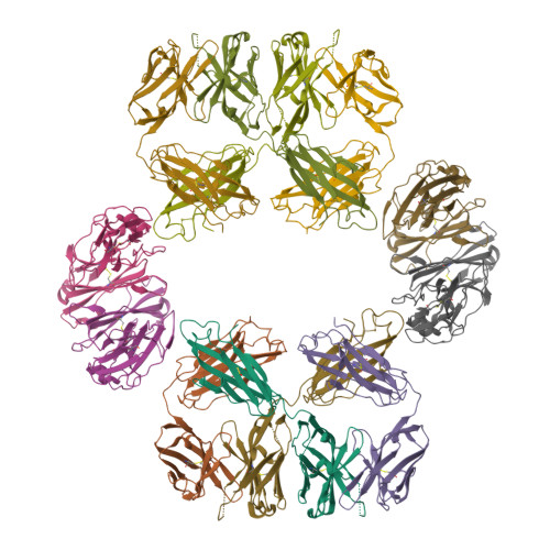 RCSB PDB - 4NHG: Crystal Structure of 2G12 IgG Dimer