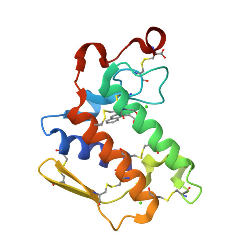 RCSB PDB - 4O1Y: Crystal structure of Porcine Pancreatic Phospholipase ...