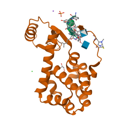 RCSB PDB - 4PK0: CRYSTAL STRUCTURE OF T4 LYSOZYME-PEPTIDE IN COMPLEX ...