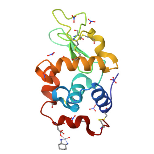 RCSB PDB - 4PPO: First Crystal Structure for an Oxaliplatin-Protein Complex