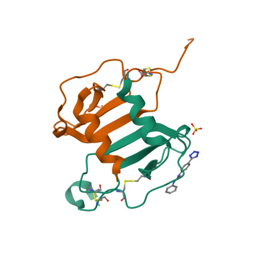 RCSB PDB - 4UAI: Crystal structure of CXCL12 in complex with inhibitor