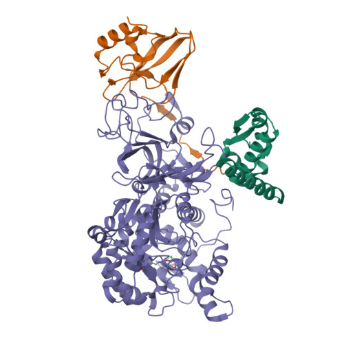 RCSB PDB - 4UBP: STRUCTURE OF BACILLUS PASTEURII UREASE INHIBITED WITH ...