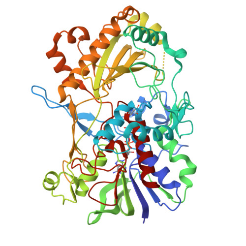 RCSB PDB - 4UDP: Crystal structure of 5-hydroxymethylfurfural oxidase ...