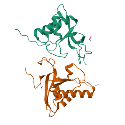 RCSB PDB - 4W8C: Crystal structure of the helical domain deleted form ...