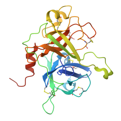 RCSB PDB - 4XDE: Coagulation Factor XII protease domain crystal structure