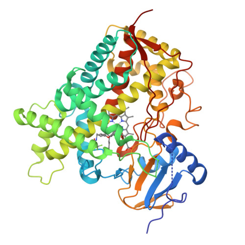 RCSB PDB - 5A5I: Cytochrome 2C9 P450 inhibitor complex