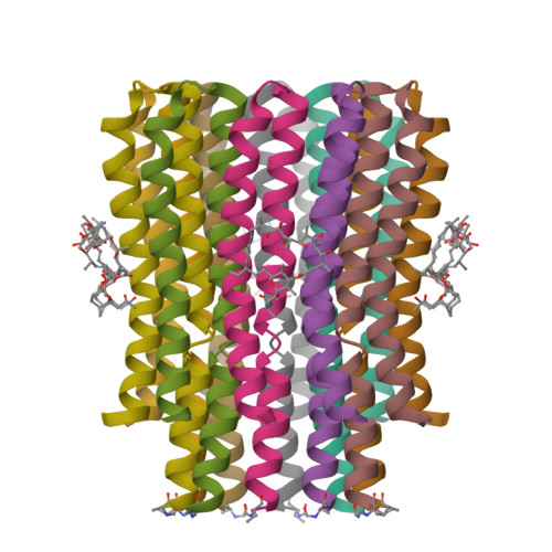 RCSB PDB - 5BPS: Structure of the yeast F1FO ATPase C10 ring with ...