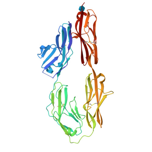 RCSB PDB - 5E4I: Crystal structure of mouse CNTN5 Ig1-Ig4 domains