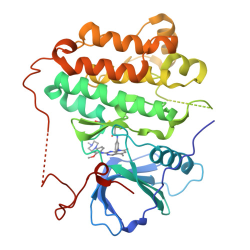 RCSB PDB - 5GMP: Crystal structure of EGFR 696-1022 T790M in complex ...