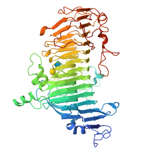 RCSB PDB - 5GQF: Crystal structure of lacto-N-biosidase LnbX from ...