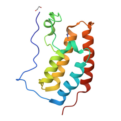 RCSB PDB - 5HCL: Crystal Structure of the first bromodomain of BRD4 in ...