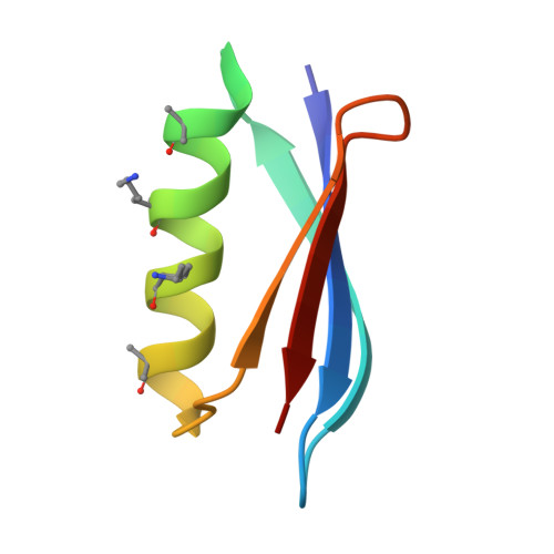 RCSB PDB - 5HI1: Backbone Modifications in the Protein GB1 Helix: Aib24 ...