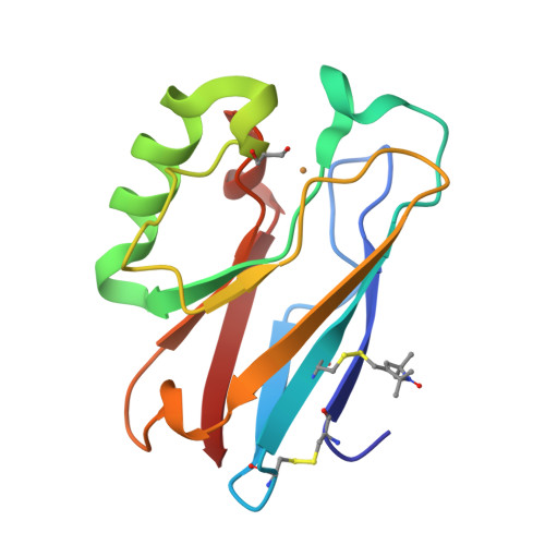 RCSB PDB - 5I28: Azurin T30R1, crystal form II