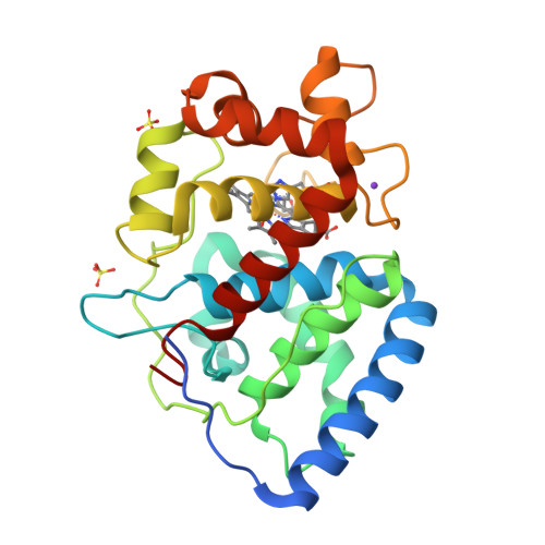 RCSB PDB - 5JPR: Neutron Structure of Compound II of Ascorbate Peroxidase