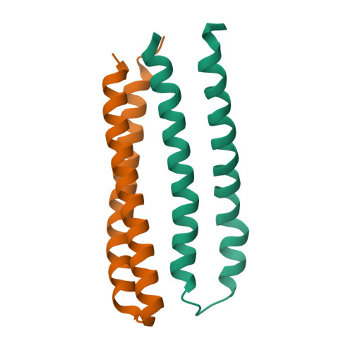 RCSB PDB - 5JQZ: Designed two-ring homotetramer at 3.8A resolution