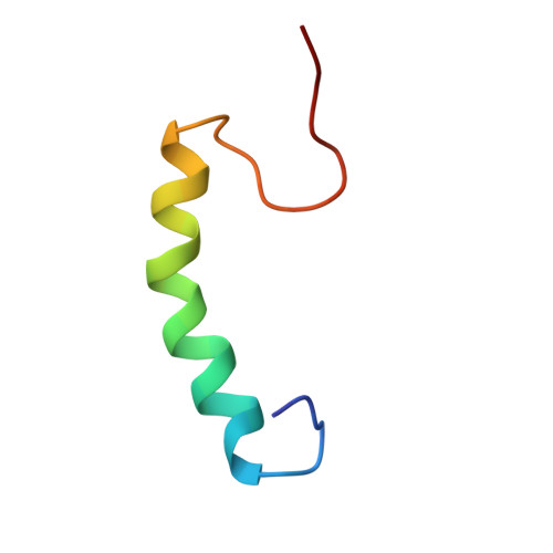 RCSB PDB - 5L82: NMR Structure of Enterocin K1 in 50%/50% TFE/Water