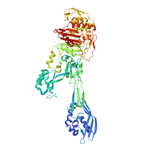 RCSB PDB - 5M18: Crystal structure of PBP2a from MRSA in the presence ...