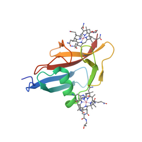 RCSB PDB - 5NRP: Beta domain of human transcobalamin bound to cobinamide
