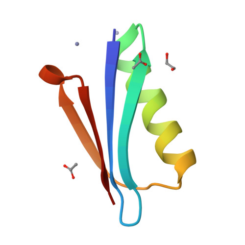 RCSB PDB - 5OFS: X-ray structure of a zinc binding GB1 mutant