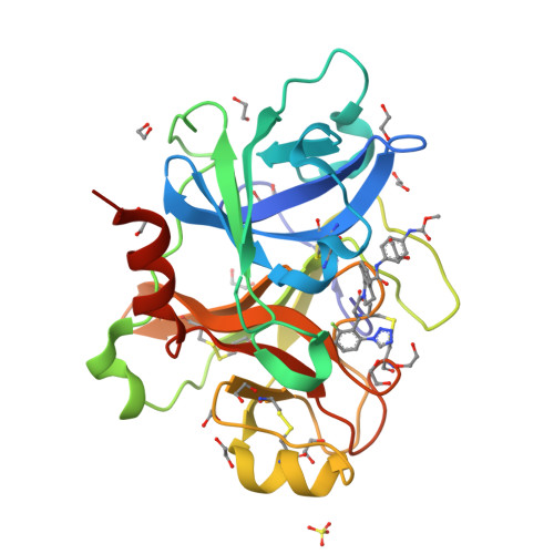 RCSB PDB - 5QCM: FACTOR XIA IN COMPLEX WITH THE INHIBITOR methyl ~{N ...