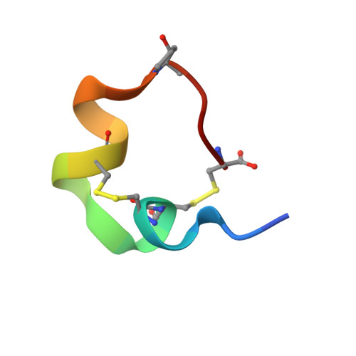 RCSB PDB - 5UG3: NMR SOLUTION STRUCTURE OF ALPHA-CONOTOXIN GID MUTANT A10V