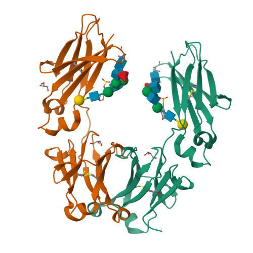 RCSB PDB - 5VAA: Crystal structure of mouse IgG2a Fc T370K mutant
