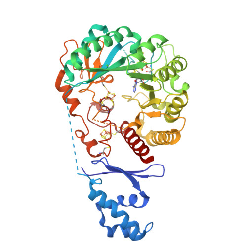 RCSB PDB - 5WHY: Structural Insights into Thioether Bond Formation in ...