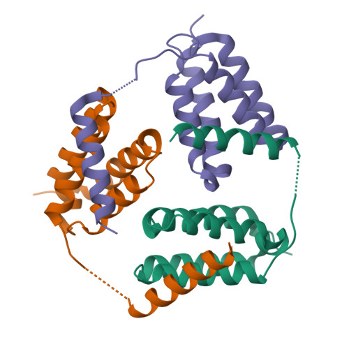 RCSB PDB - 5Y6O: Crystal structure of DAXX N-terminal four-helix bundle ...
