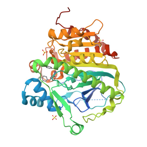 RCSB PDB - 5YE9: The crystal structure of Lp-PLA2 in complex with a ...