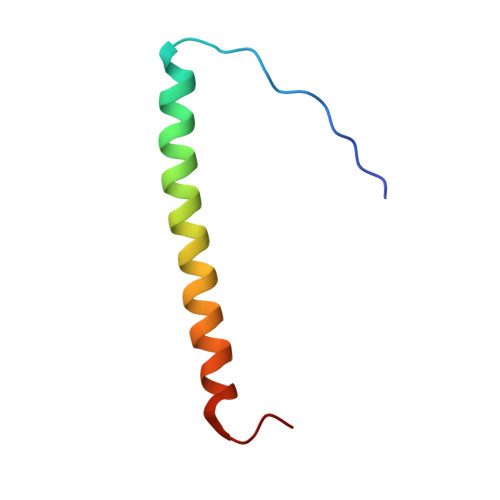 RCSB PDB - 5ZAZ: Solution structure of integrin b2 monomer tranmembrane ...