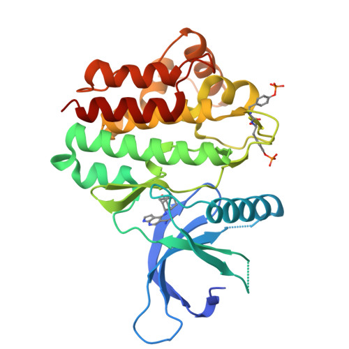 RCSB PDB - 6AAJ: Crystal structure of JAK2 in complex with peficitinib
